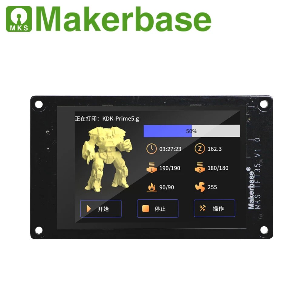 Makerbase MKS TFT35 экран для 3D-принтера Insert SD From Side