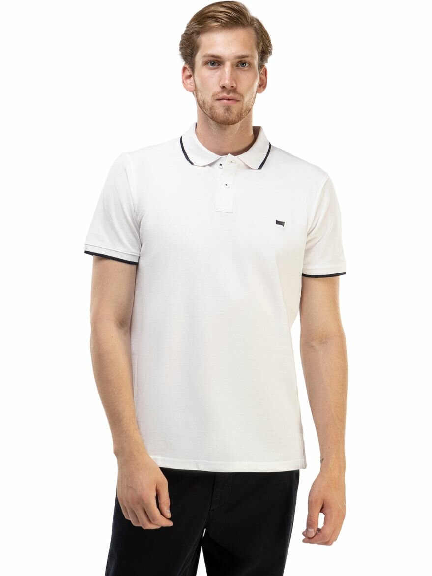 Поло Cotton Piquet Polo Shirt With Contrasting Tipping