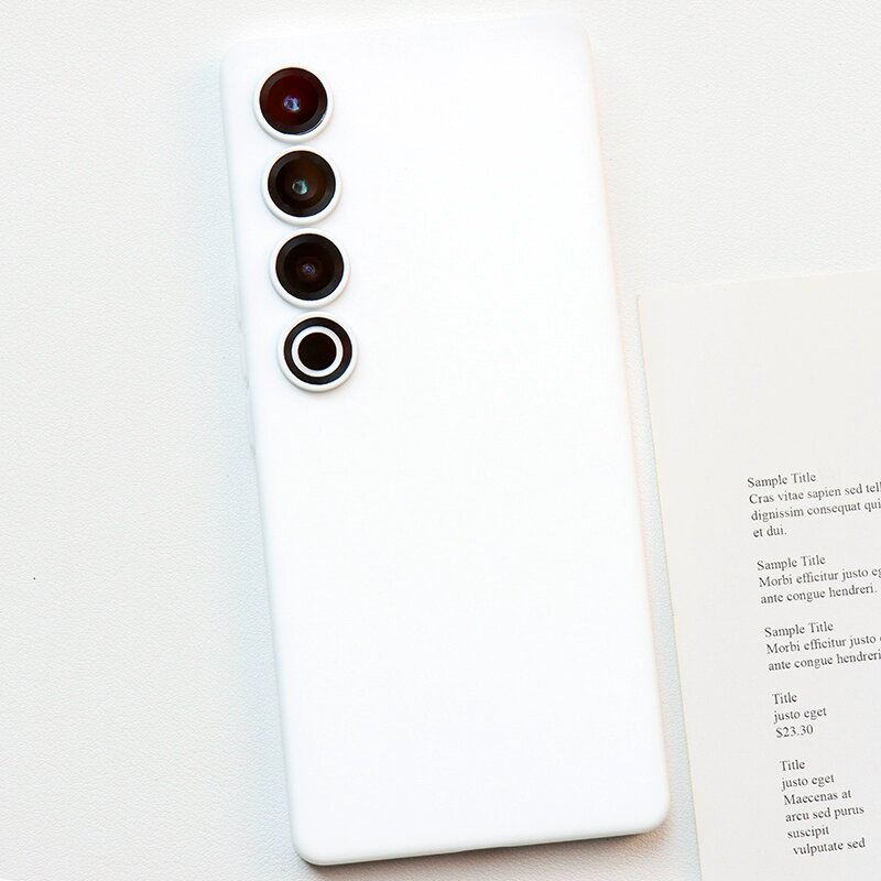 Тонкий матовый чехол из ПП для Meizu 21, бежевый, с точными вырезами для камеры, полная защита