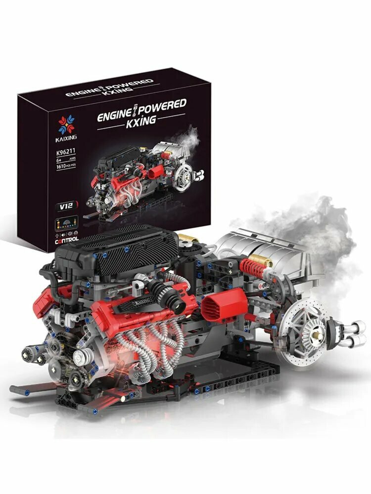 Конструктор техник /Двигатель Ferrari V12/Подарок для мальчика