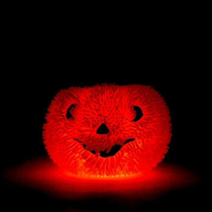 !09 Мялка (набор 3 штуки): Антистресс сквиш мялка «Тыква в шляпе» (1 штука) + «Сова», на резинке, цвет фиолетовый(2 штуки)