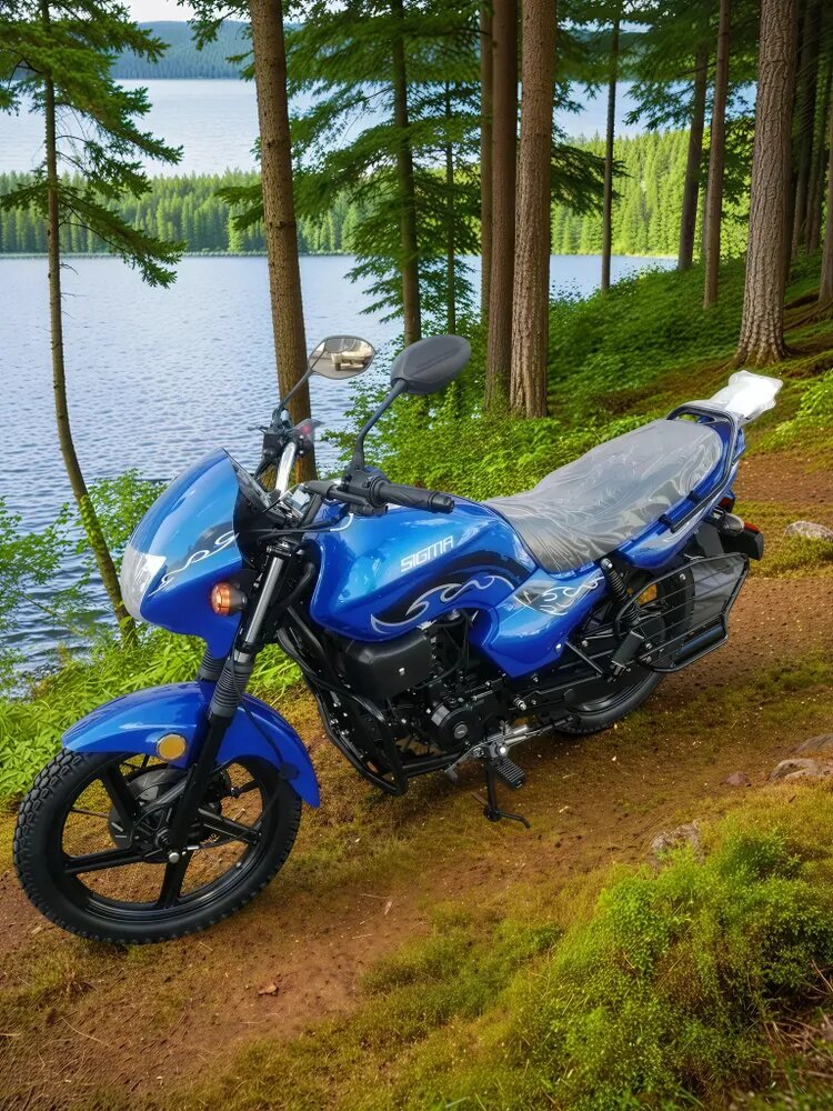 Мопед SIGMA SPORT 125 см3 (49,9 см3) (синий)