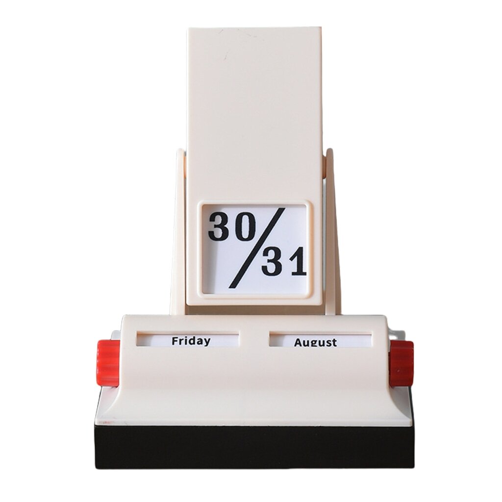 Ретро стиль флип вечный календарь 2025 креативный простой кремовый настольный календарь
