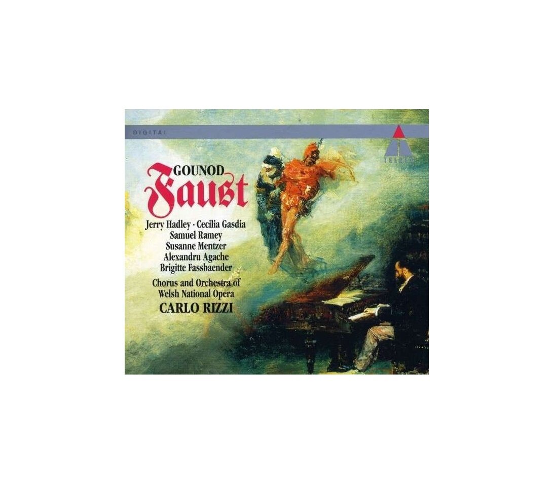 Диск GOUNOD: Faust. / Jerry Hadley, Samuel Ramey, Cecilia Gasdia, Alexandru Agache, Welsh National Opera; Carlo Rizzi (3 CD)