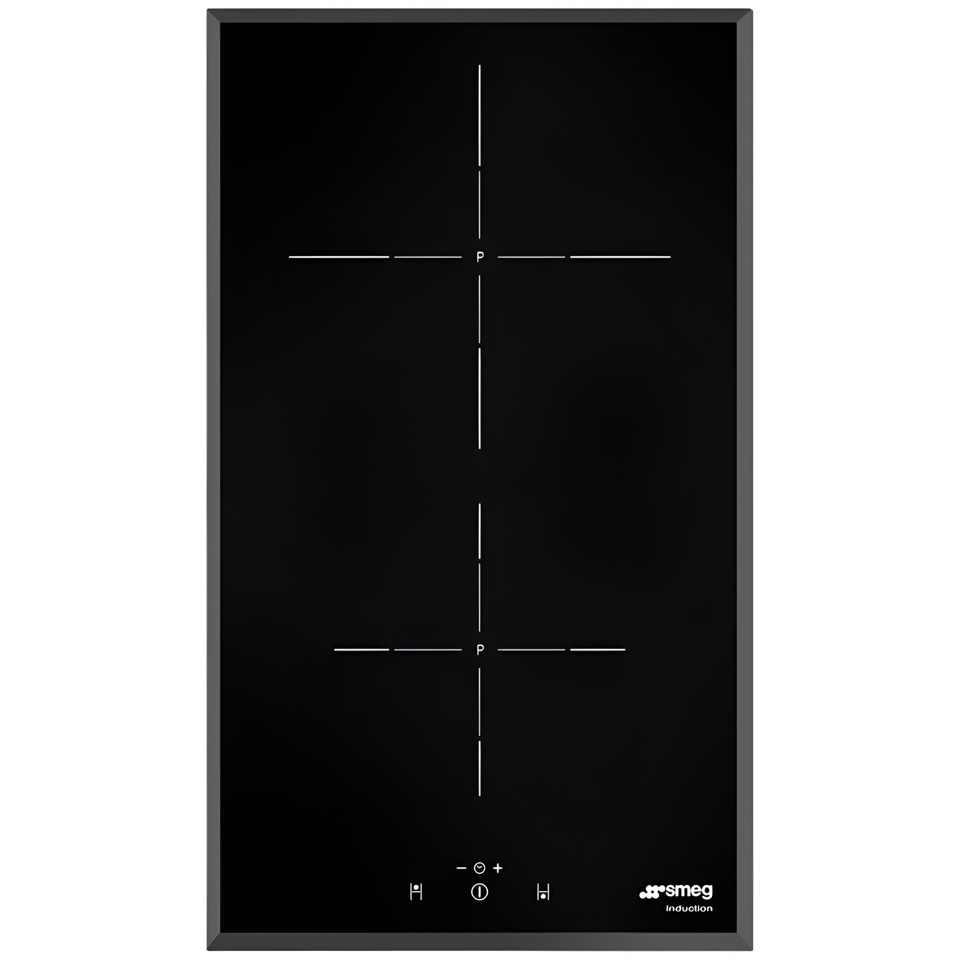 Варочная панель Smeg SI5322B, сенсорное управление, скошенный край