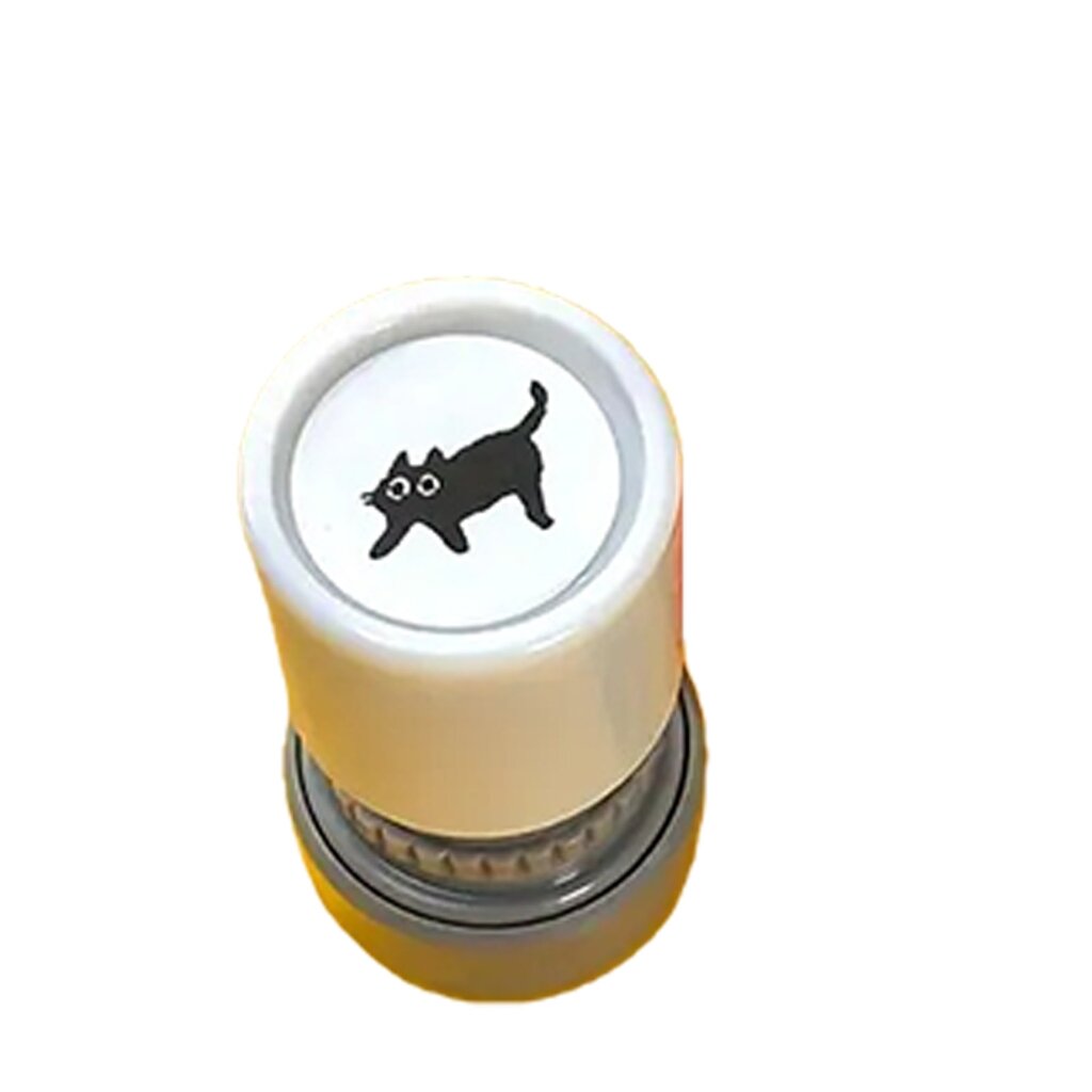 Простой в использовании штамп "Черные кошки" для декоративной маркировки в образовательных учреждениях