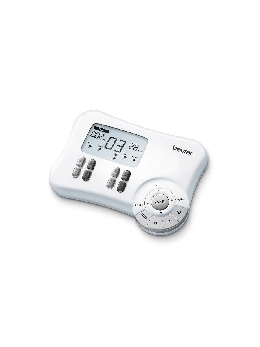 Миостимулятор Beurer EM80, 90 Вт, 20 режимов работы, 10 режимов