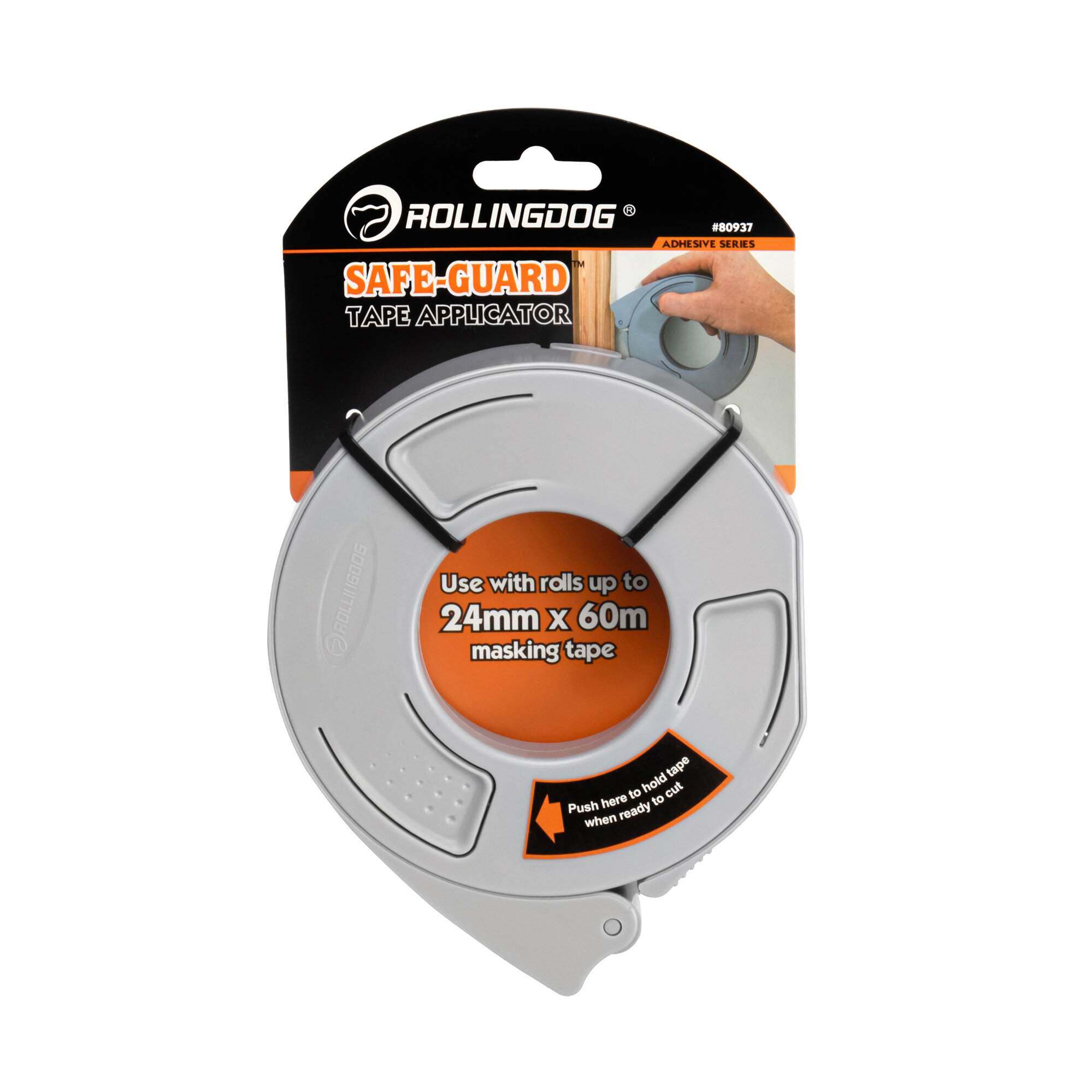 Диспенсер малярной ленты Rollingdog SAFE-GUARD 24мм х 50м, арт.80937