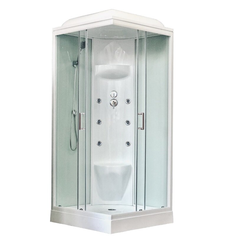 Душевая кабина Royal Bath 80HP7-WT белое/прозрачное