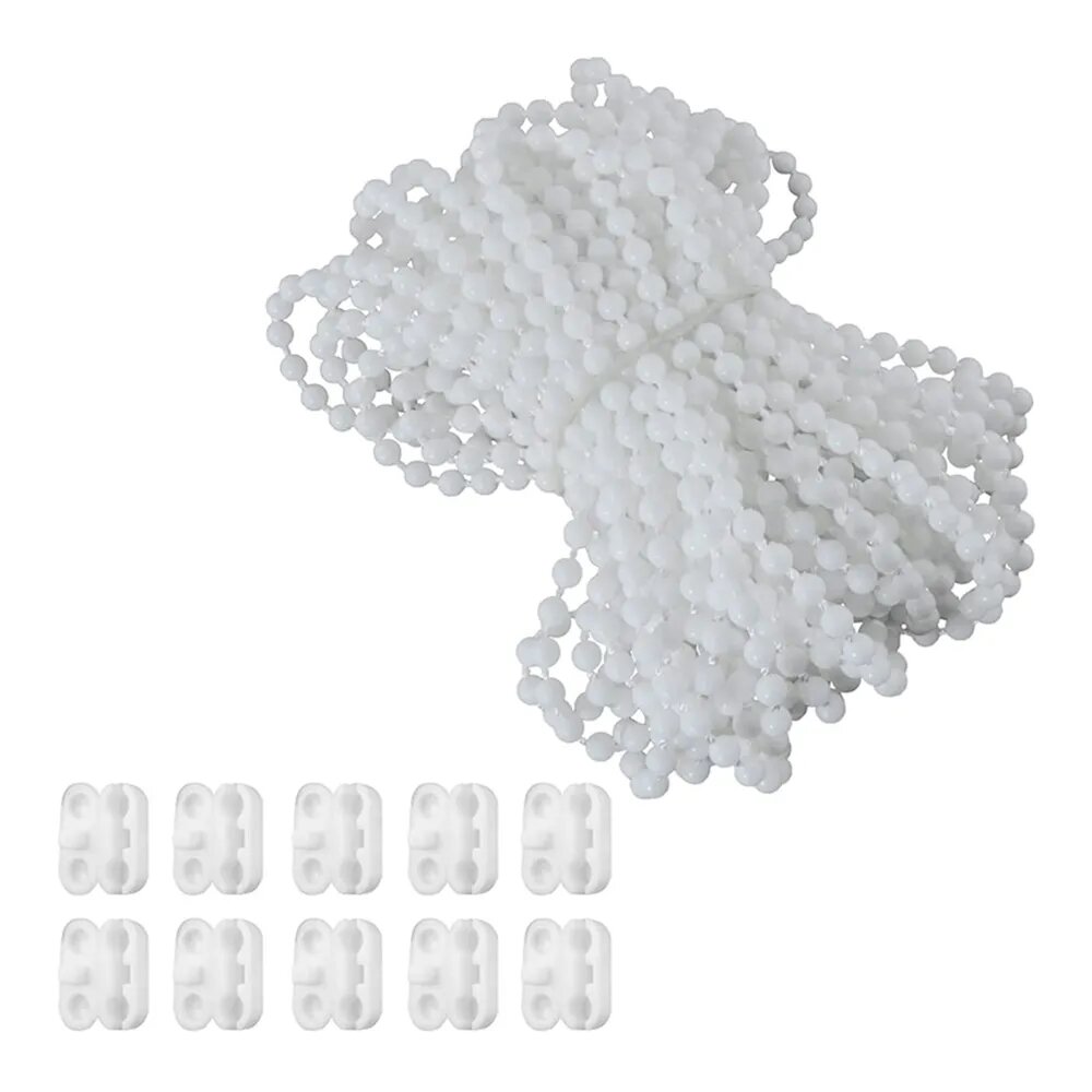 10 М пластиковых рулонных штор, Римских Шнур из бисера с соединителями