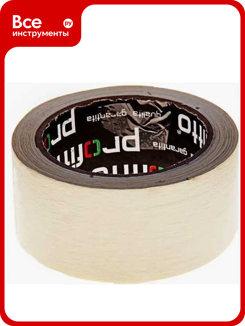 Малярная лента (крепп) MASTERPRO 19 мм, 24 м, арт.012 405-181