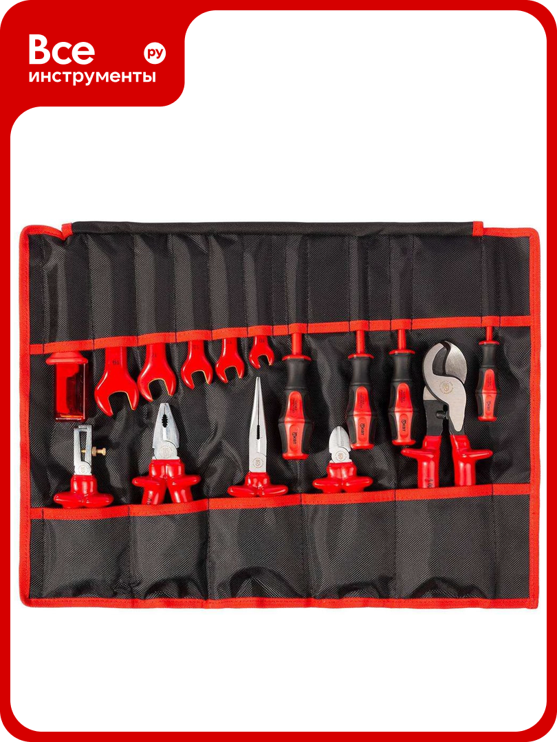 Набор диэлектрического инструмента КВТ НИИ-26 серия эксперт 92069