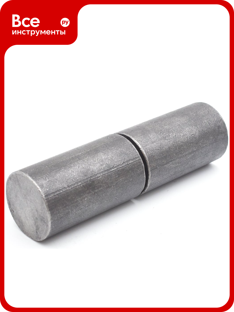 Петля гаражная Дверной Страж d. 40х140 мм ДС65530, стальная с шариковым подшипником, приварный, универсальное открывание