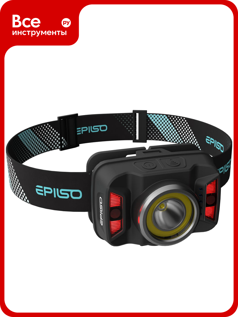 Фонарь налобный Epilso CREE XTE 5W+COB 330 Lm EPF-115