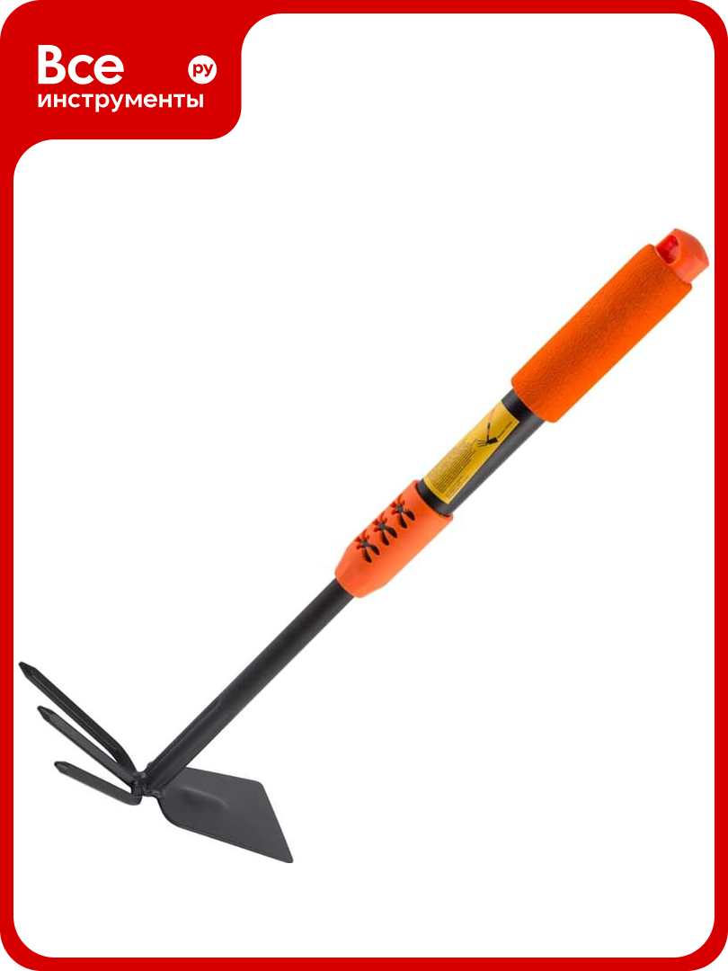 Рыхлитель-комби с поролоновой ручкой Park HG3550-E 270223, углеродистая сталь, зубчатый рабочий край