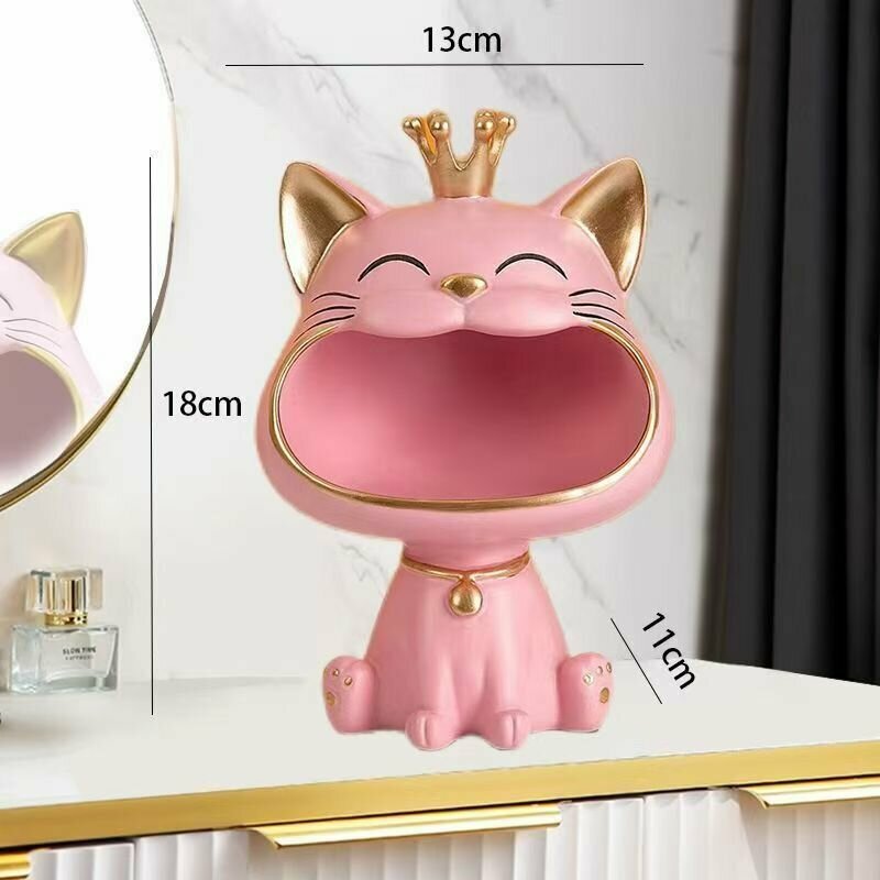 Конфетница "конфетница, конфетницы, конфетницы подарочные, конфетница белая, кошка конфетница", 1 шт