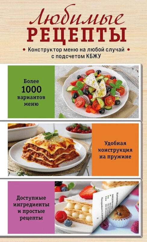 Любимые рецепты. Конструктор меню на любой случай