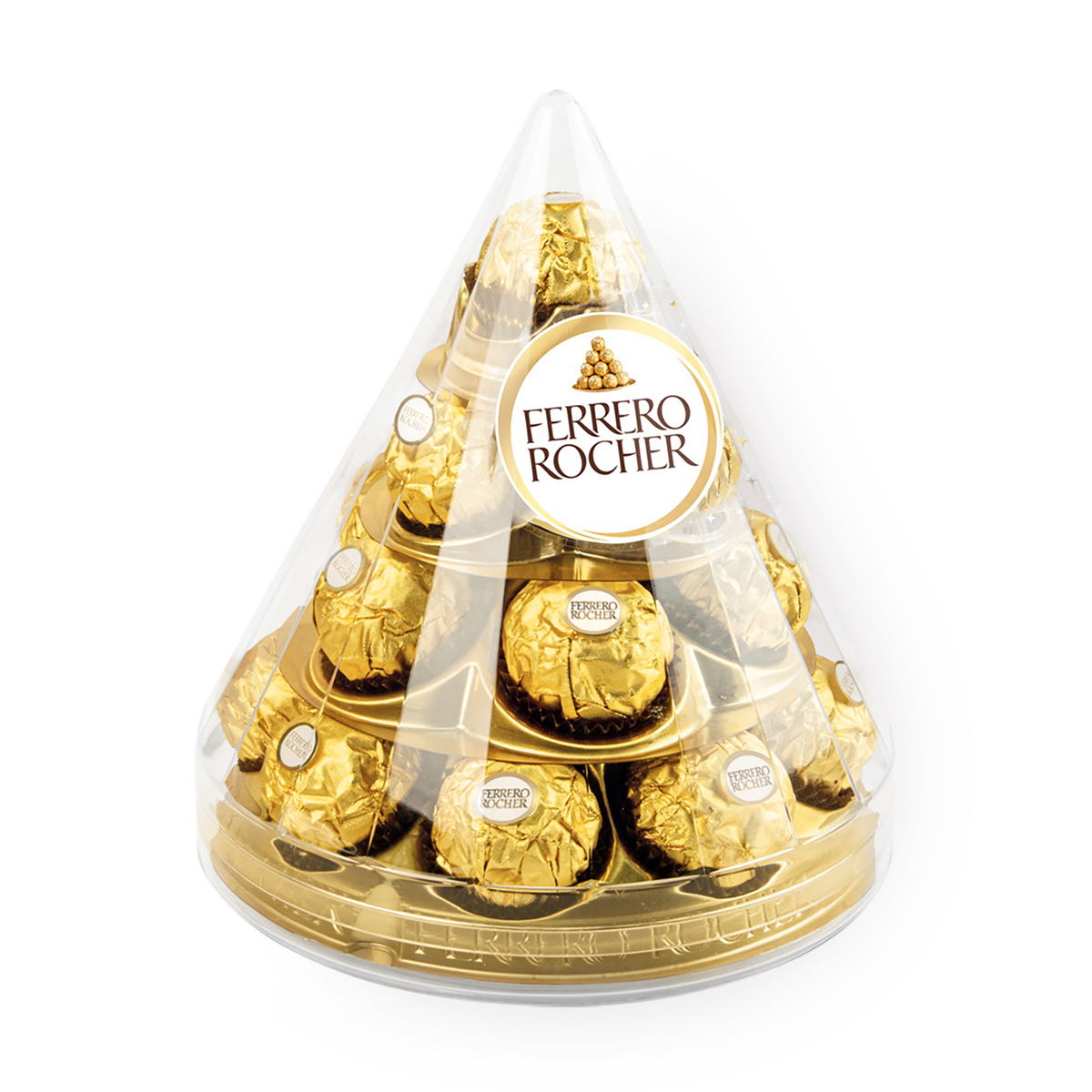 Конфеты Ferrero Rocher "Конус", шоколадные, в подарочной упаковке, 212,5 г