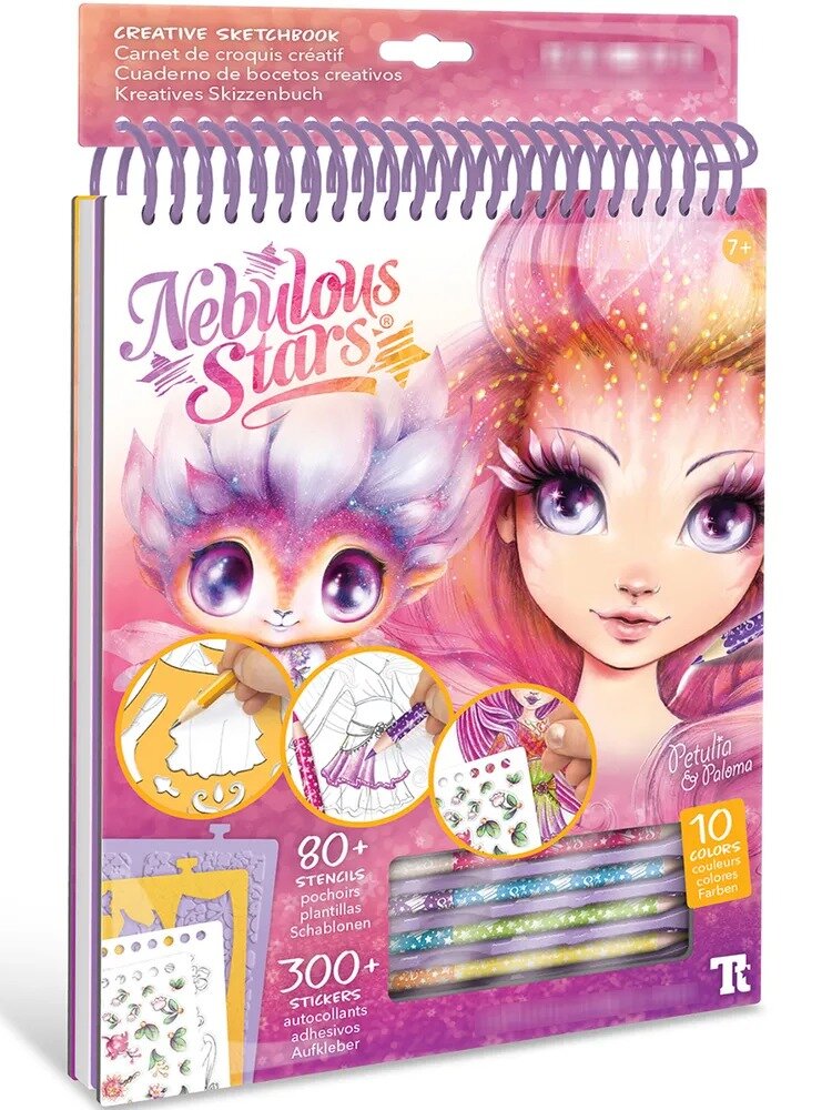 Раскраска для девочек "Персиковый скетчбук", серия "Petulia