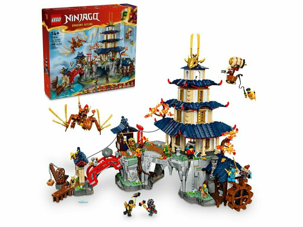 Конструктор LEGO Ninjago Турнир в городе-храме 71814, 3489 деталей, от 14 лет
