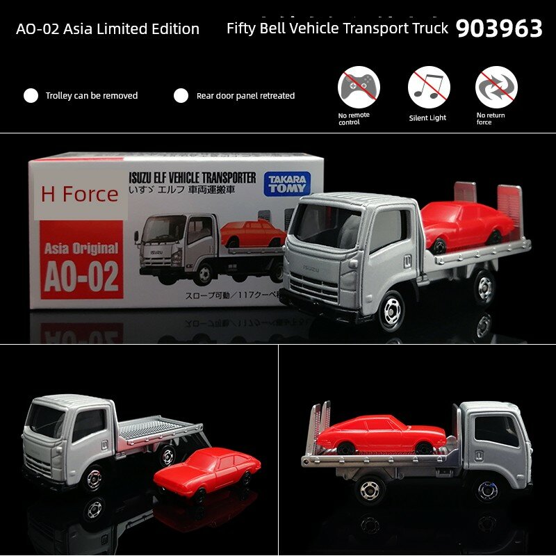 Модель автомобиля Tomica из сплава металлов, детская игрушечная машинка, модель строительной техники, грузовик,