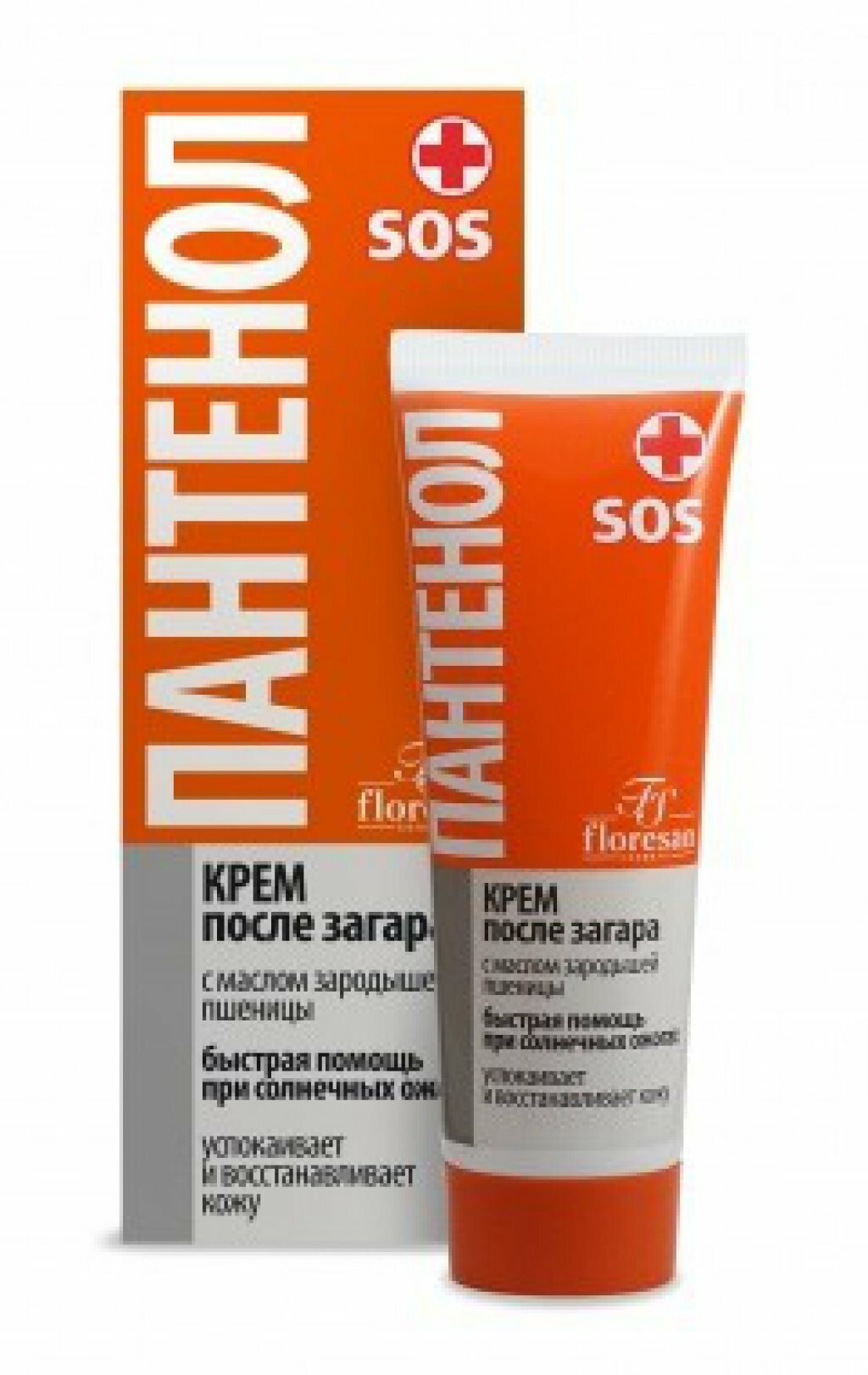 Floresan крем после загара Пантенол "пантенол SOS", 75мл