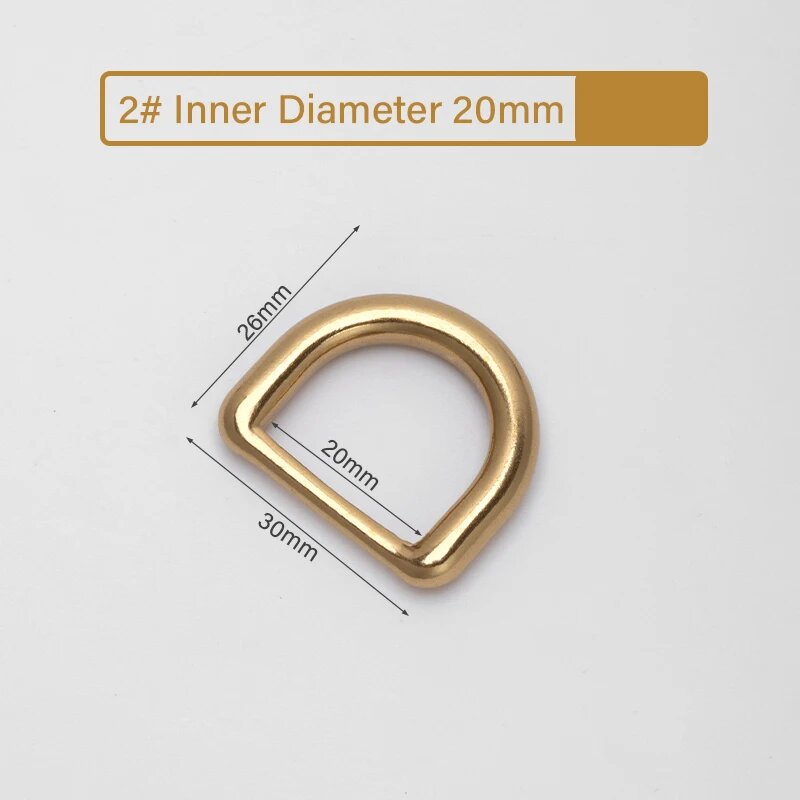 Пряжка латунная 2#, Inner Diameter 20mm