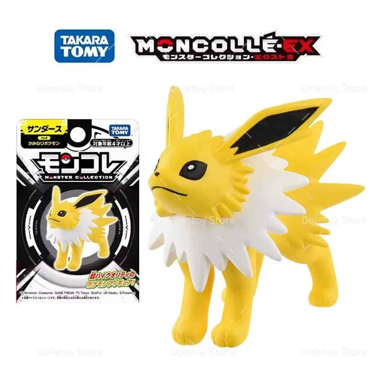 TAKARA TOMY Фигурка Pokemon Eevee Jolteon Flareon Leafeon Glaceon Umbreon Trainer Ash Желтый, M
