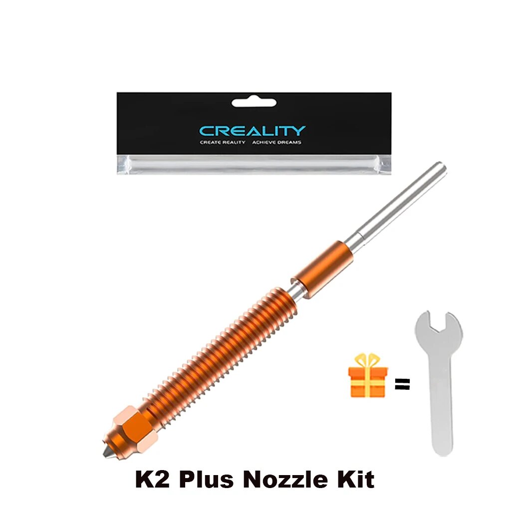 Сменные сопла Creality K2/K2 Plus/Hi Combo из титанового сплава 0.2/0.4/0.6/0.8 мм