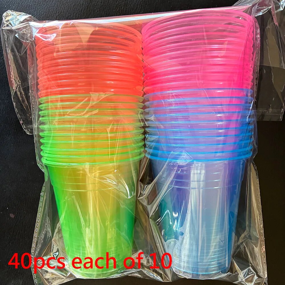 Неоновые стаканчики AADECORZZ 12 унций