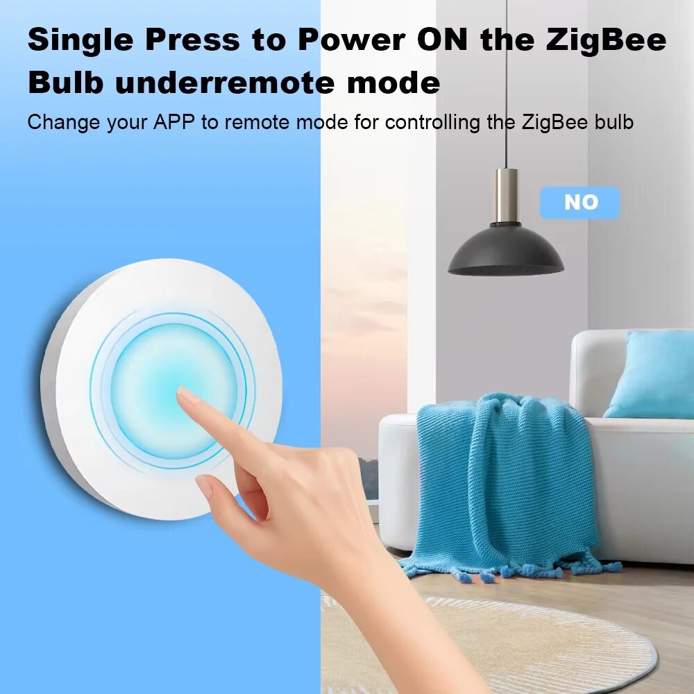 ONENUO Zigbee Умный Беспроводной Кнопочный Переключатель — фото 1