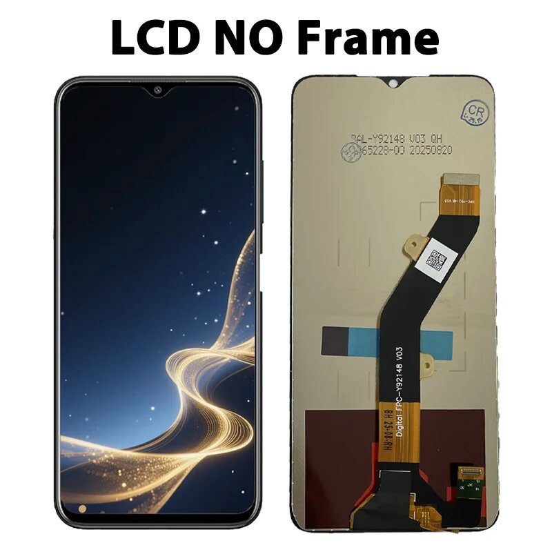 6,52-дюймовый ЖК-дисплей IPS для ZTE Blade A35E A35e, ЖК-дисплей, сенсорный экран, дигитайзер в сборе, Z2466, дисплей с рамкой