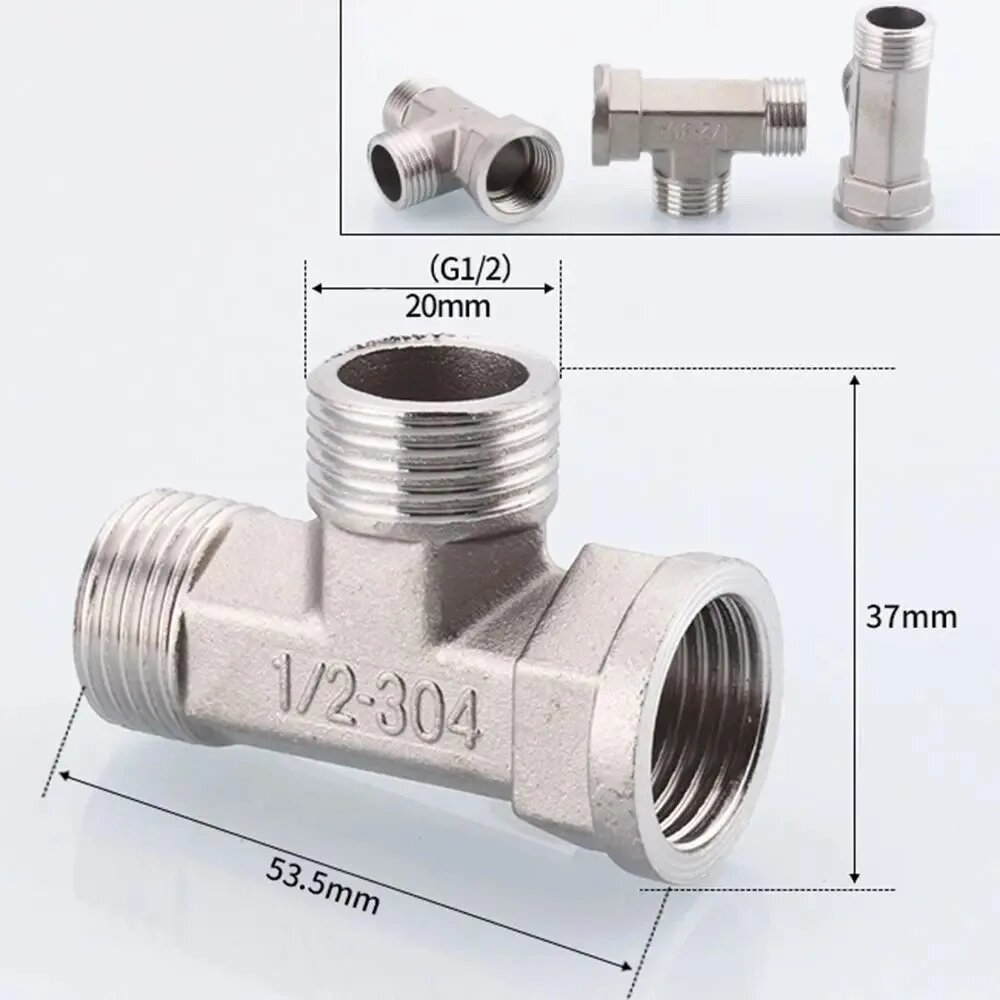 Набор фитингов из нержавеющей стали BSP 1/2" Male Female Adapter