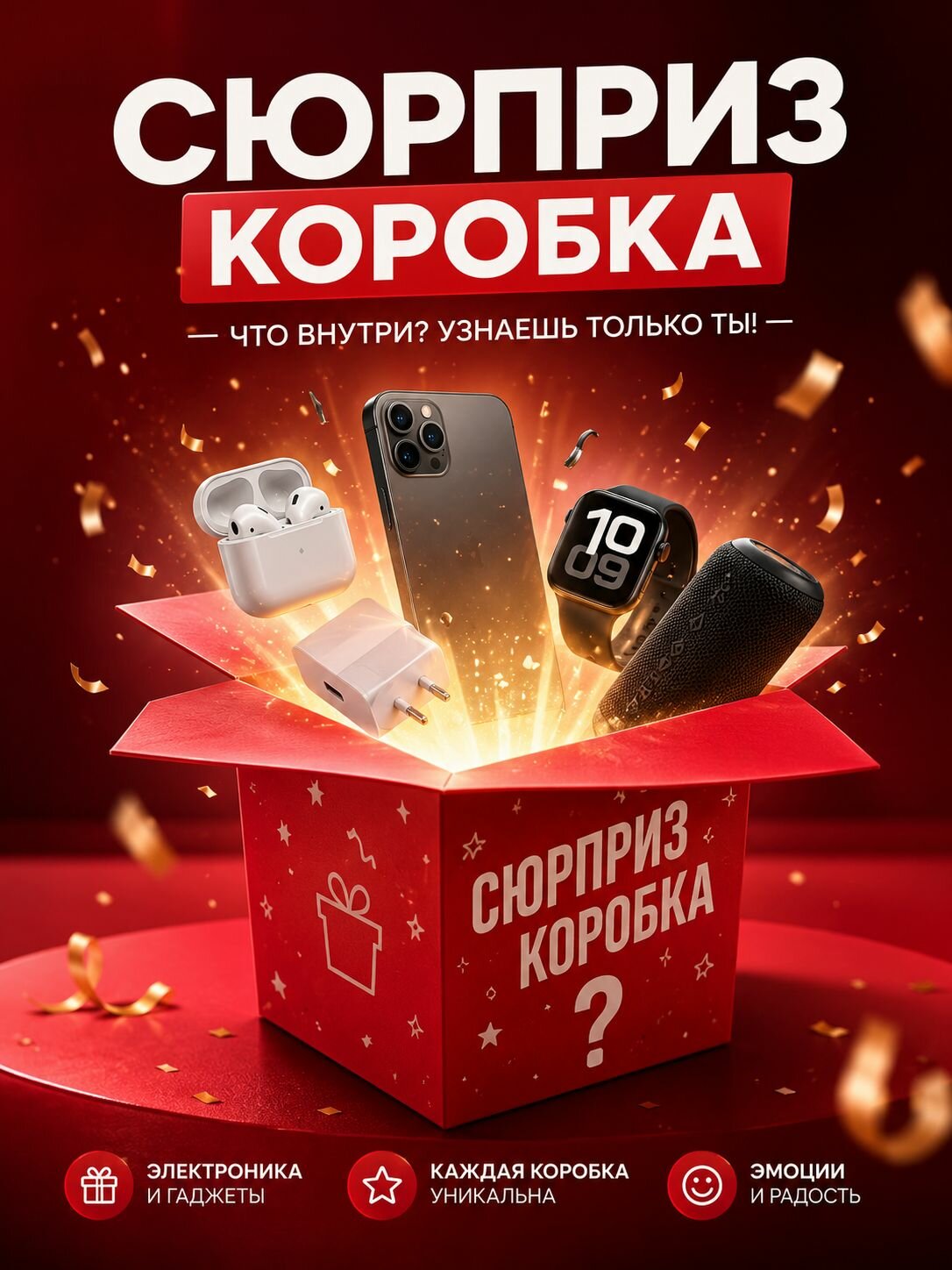 Сувенирная подарочная коробка забавный подарок