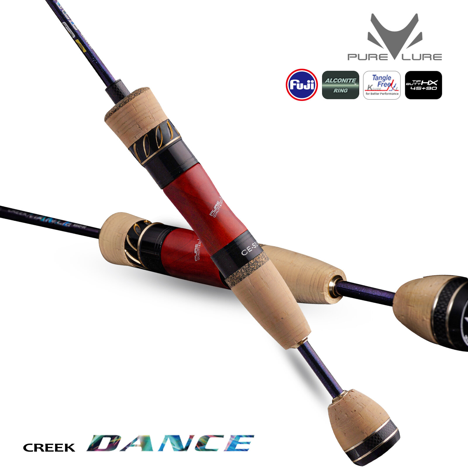 CE-S604-L Спиннинг purelure CREEK DANCE рабочая длина: 180см до 7гр