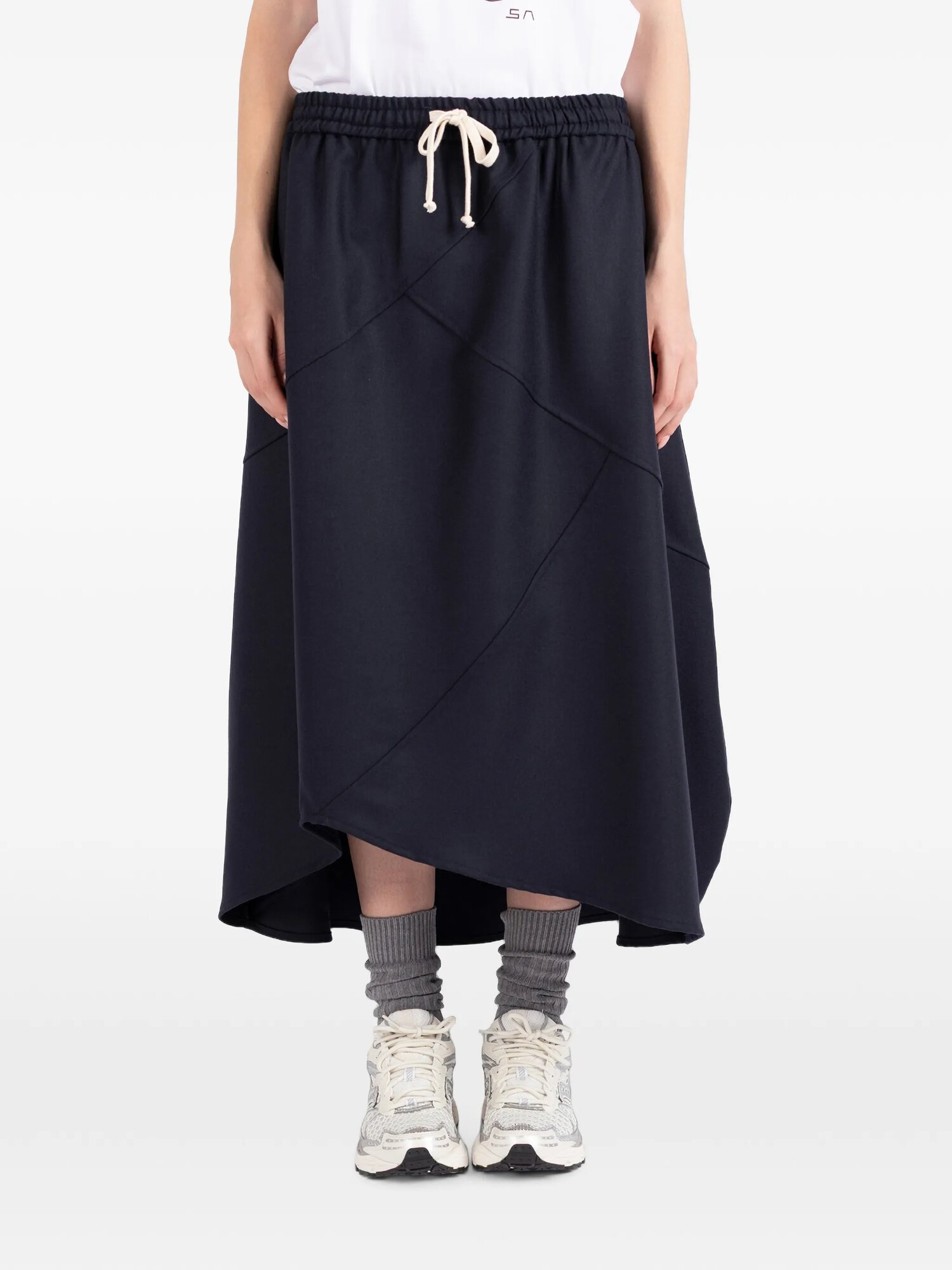 Юбка Bunka asymmetric panelled midi skirt