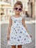 Сарафан Leli Dress повседневная, размер 122, синий, зеленый, белый