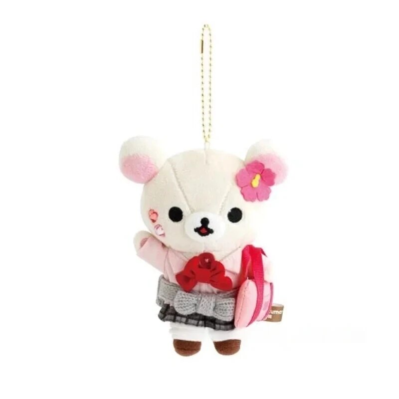 Плюшевая подвеска Rilakkuma Campus JK Series 10CM JKBO02