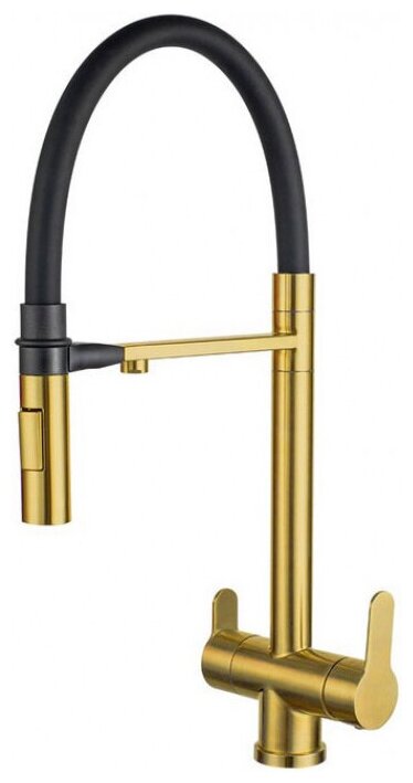 Смеситель для кухни (мойки) ZorG Sanitary Magnit SZR-3030 бронза