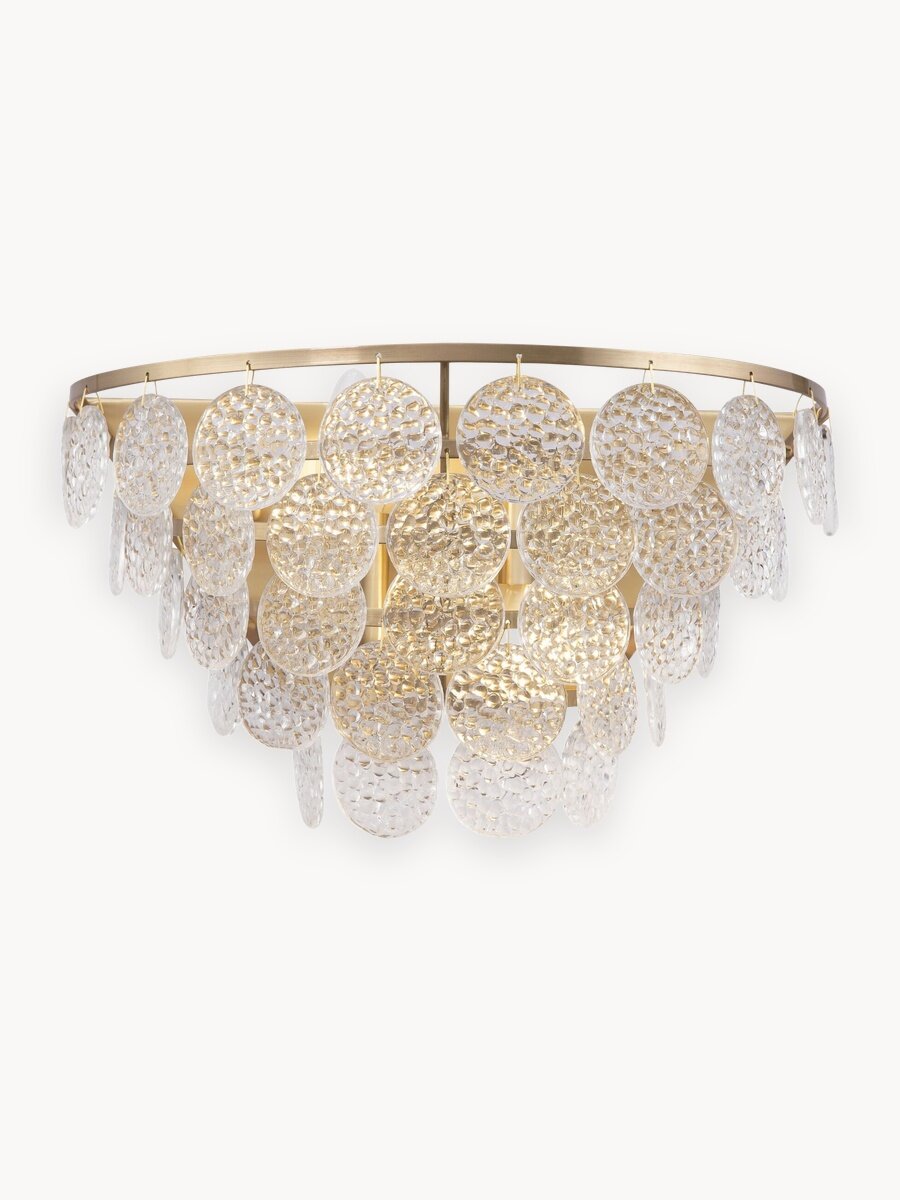 Бра Maytoni "Mazzo" MOD130WL-02G, E14, LED, теплый свет, золото