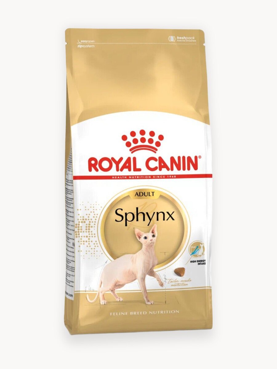 Сухой корм для кошек Royal Canin Adult для породы сфинкс, 400 г