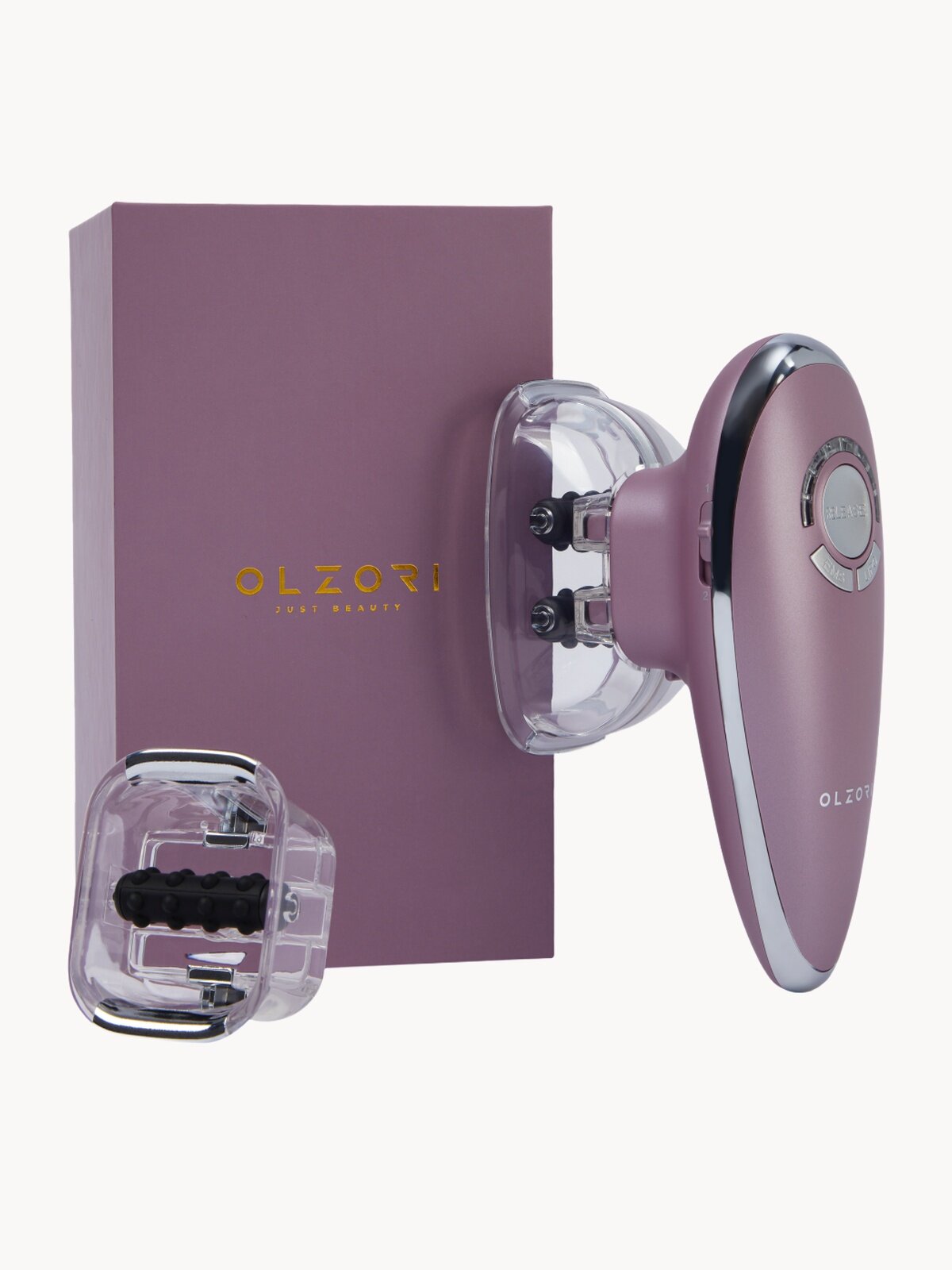 OLZORI Вакуумный антицеллюлитный массажер для тела Riffo с EMS токами