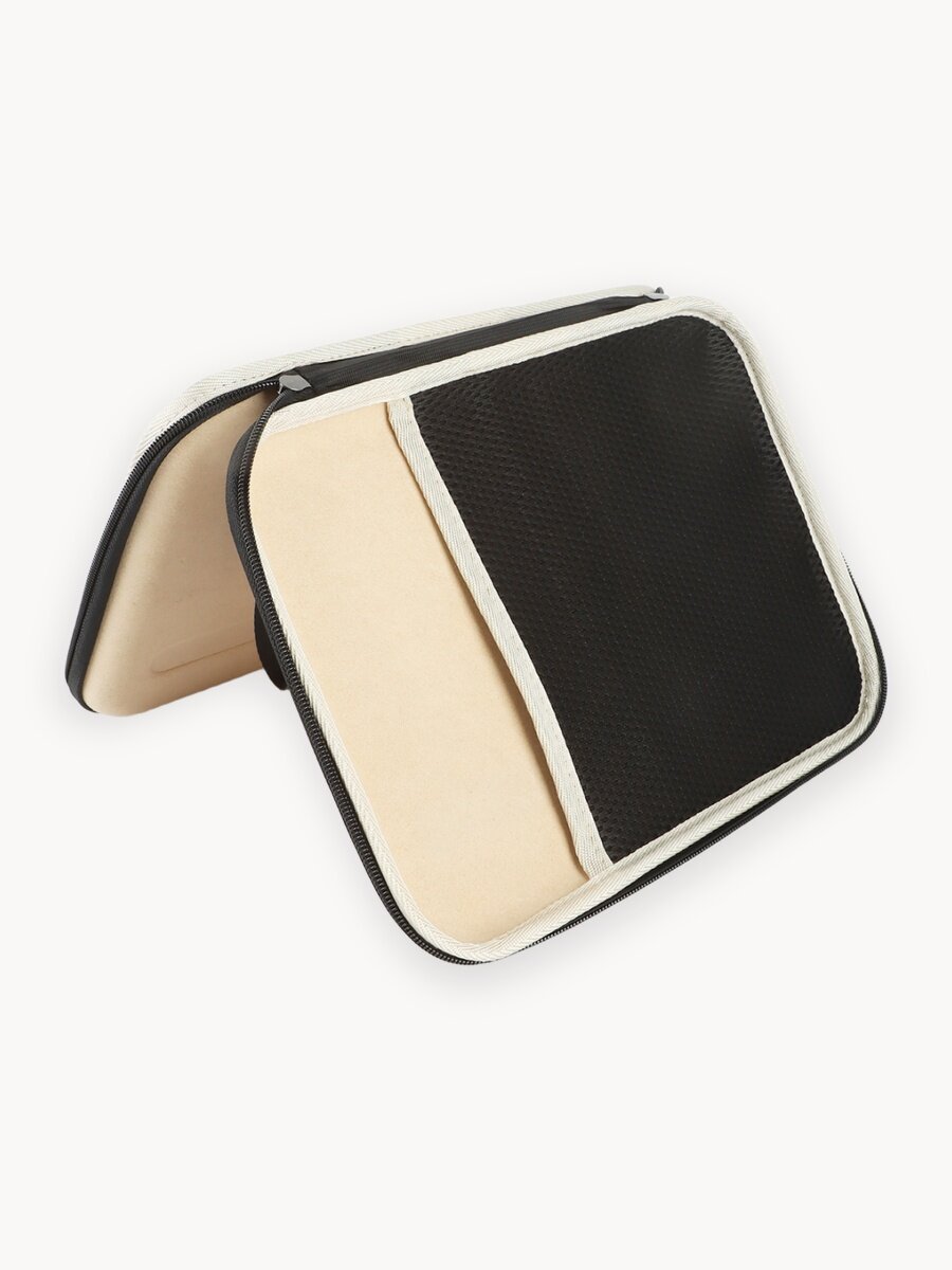 Чехол-кейс MORUSSI 101-11, для iPad Air, флисовый, ударопрочный, бежевый, оранжевый