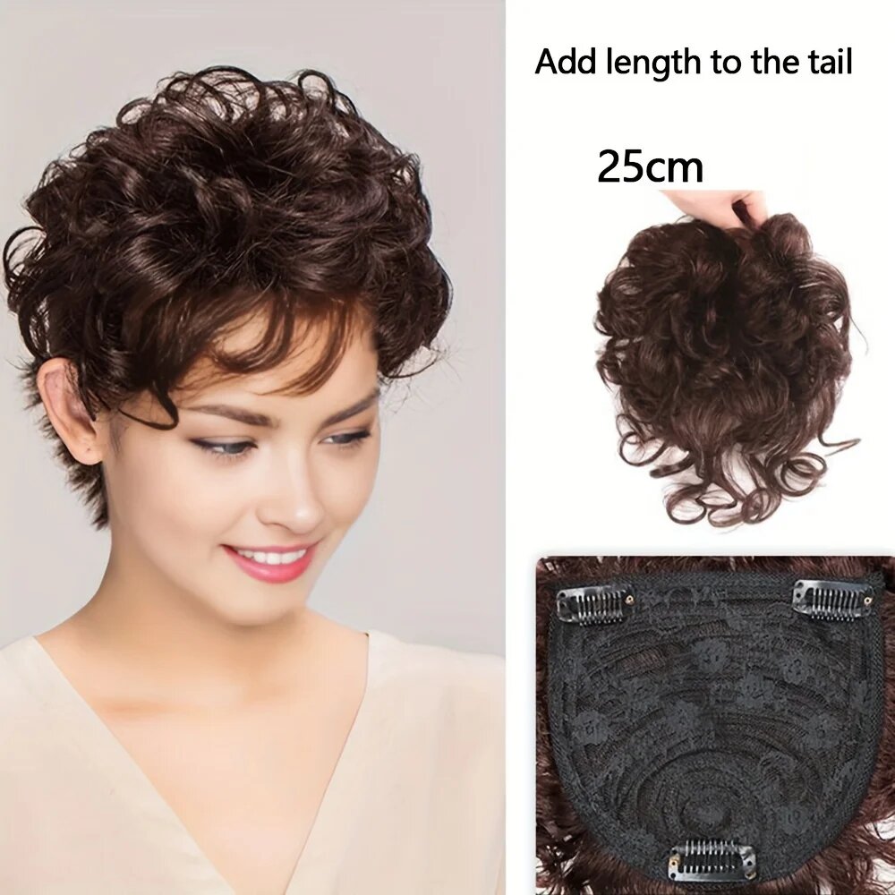 Кудрявая накладка для волос, 25см, Цвет: 10inch 233