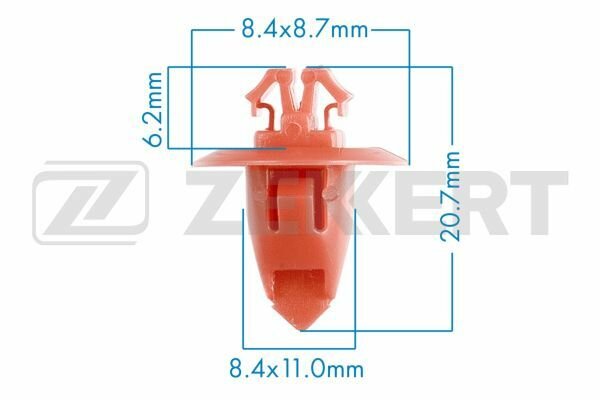 Zekkert Клипса крепёжная для Toyota (миним. кол-во заказа 10 шт)