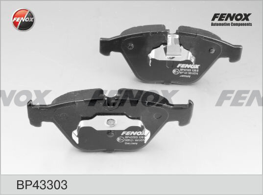 Колодки тормозные передние FENOX BP43303