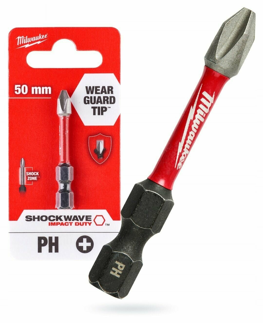 Бита Milwaukee Shockwave PH1 x 50 мм