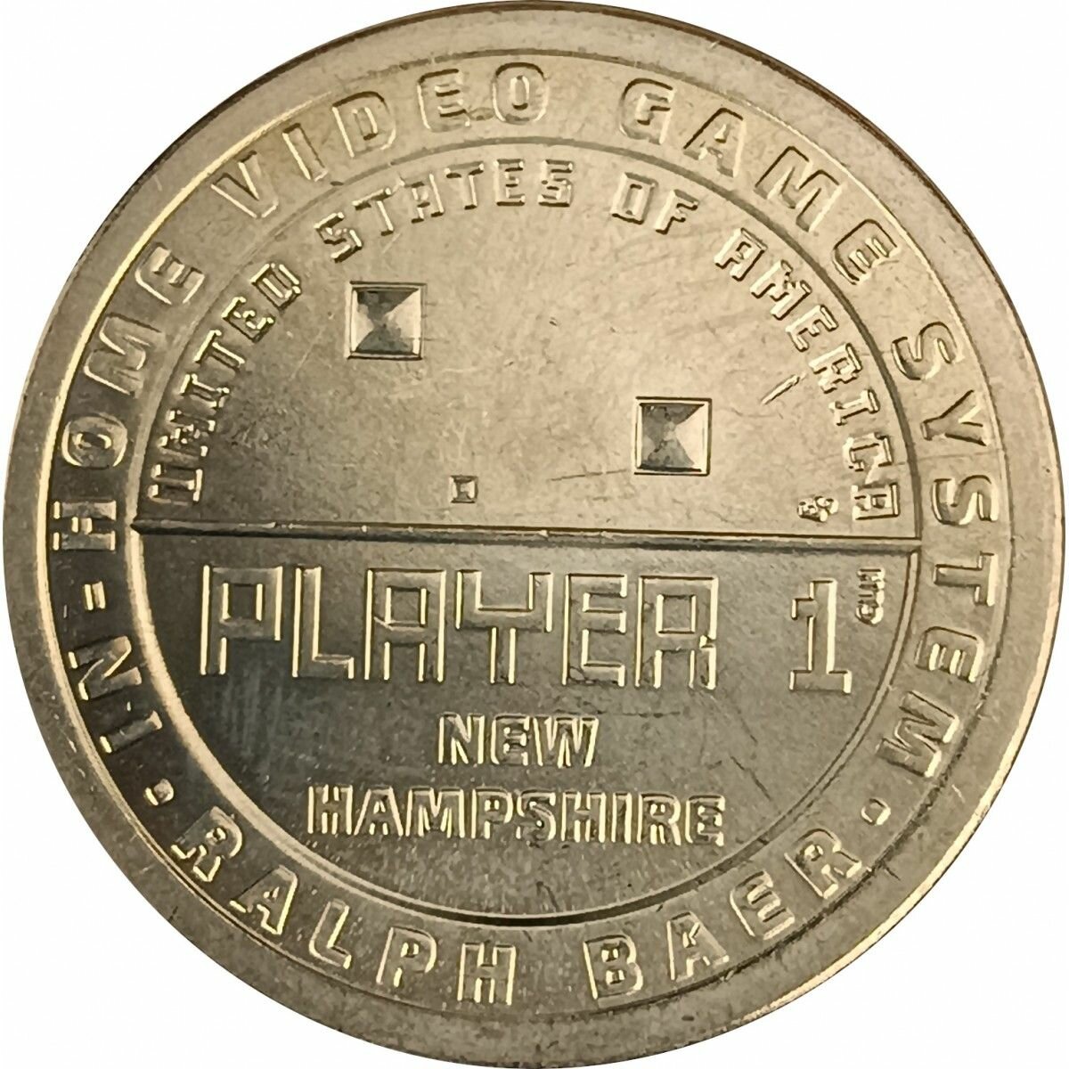 1 доллар 2021 США Ральф Баер - отец видеоигр UNC