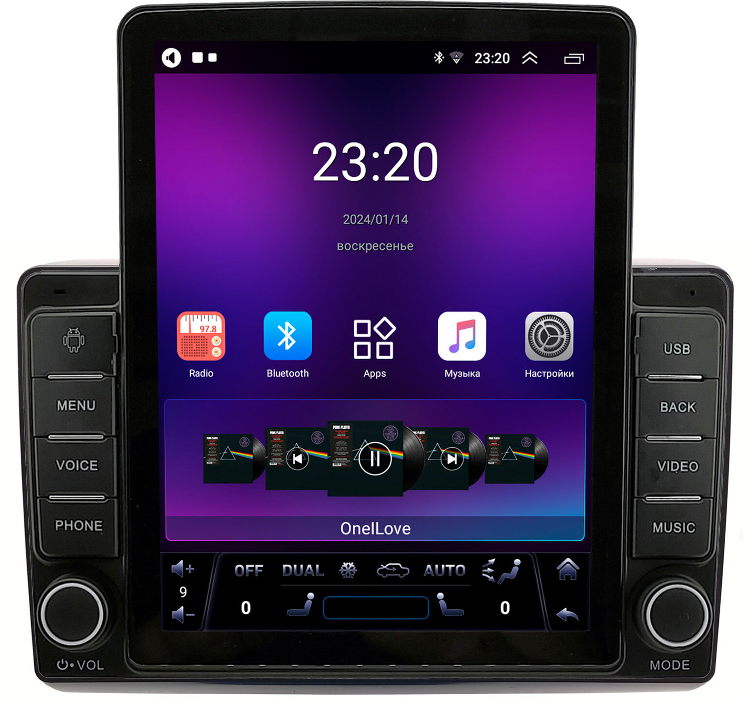 Штатная магнитола Fiat Ducato 2006-2014, Ducato 3 2014-2023 (авто с оригинальной магнитолой) Canbox GTR095-9-1432 Android 10 (QLed, 4/64, DSP, CarPlay