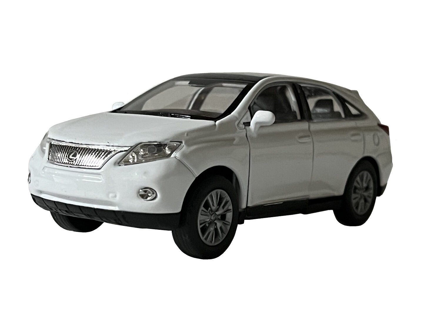 Модель машины 1:38 Lexus RX 450h белый 43641 Welly металл инерционная